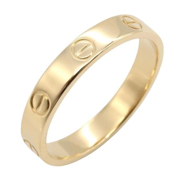 Cartier | Accessories | Pre Loved Cartier Love Band Ring Men Metallic ...
